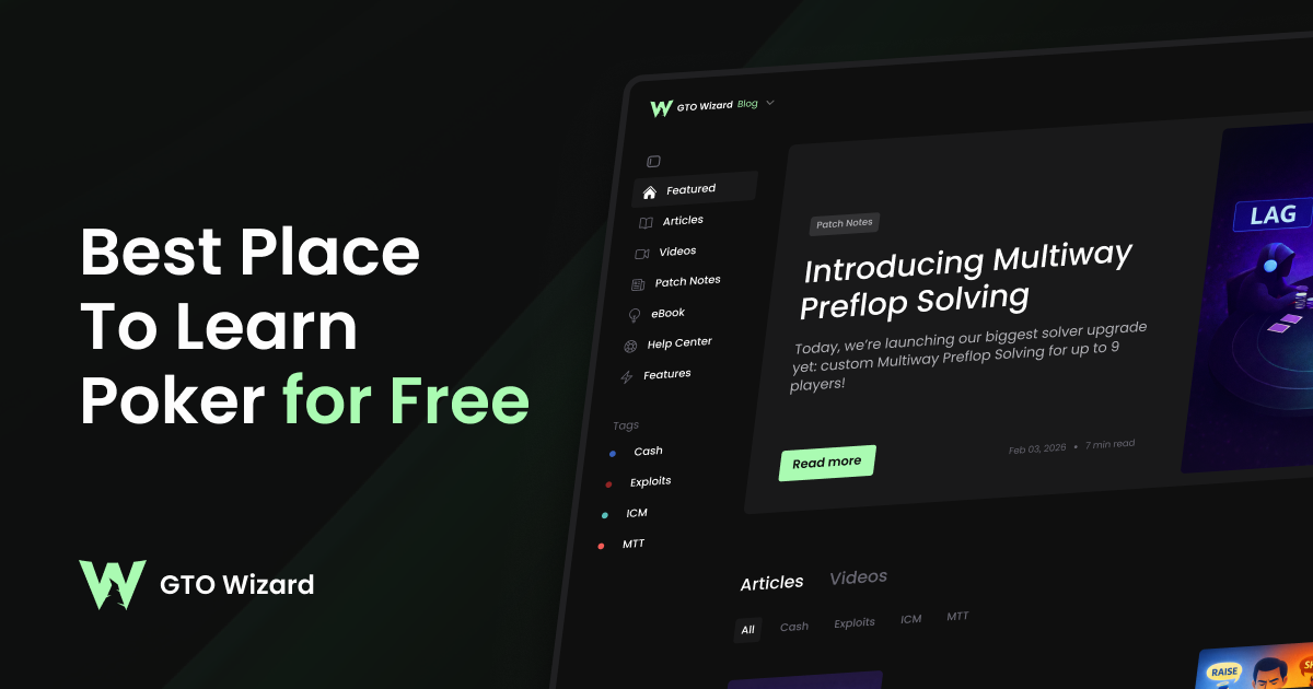 GTO Wizard - Best Place to Learn Poker for Free