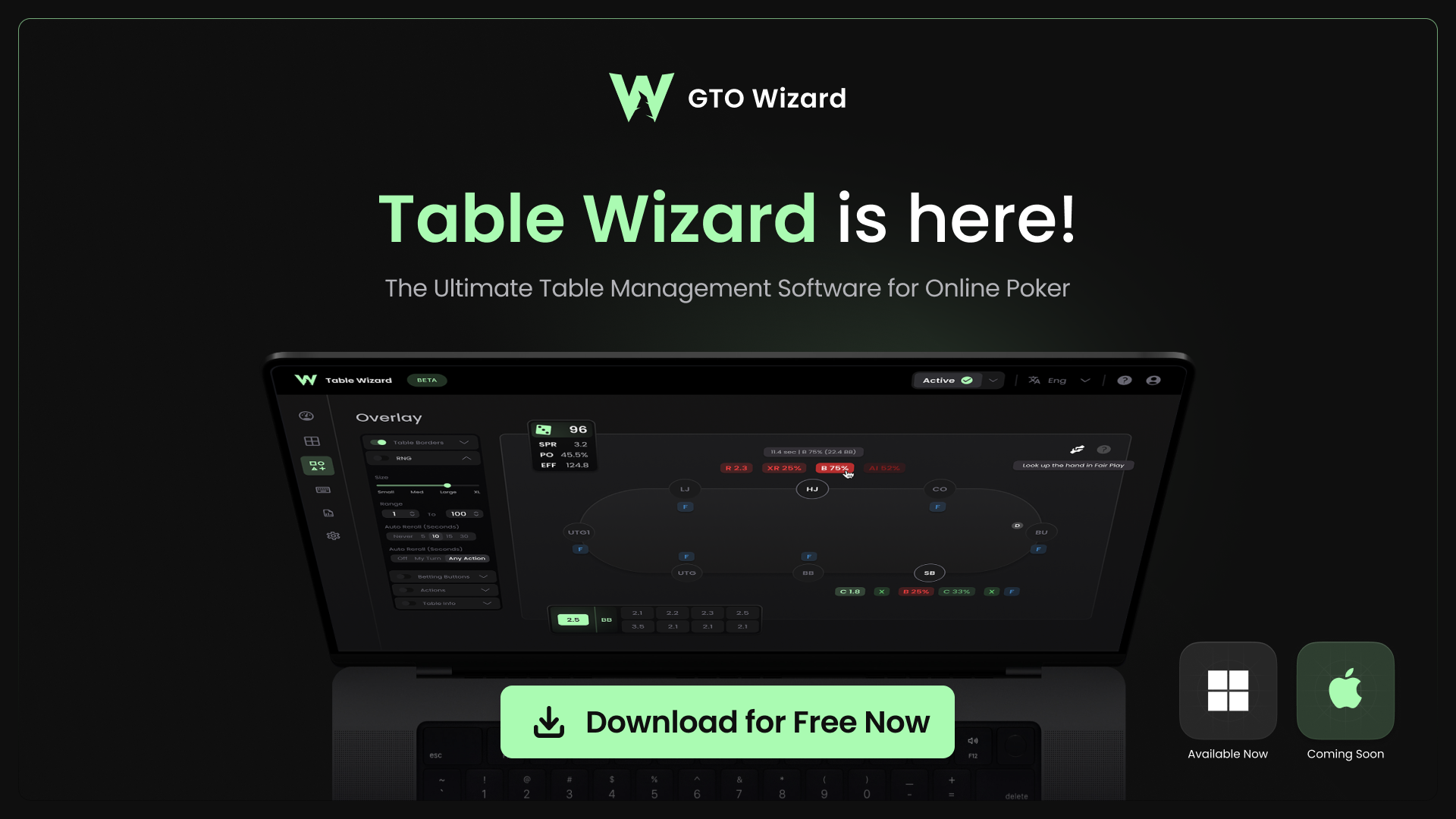 Introducing Table Wizard: The Ultimate Table Management Software | GTO ...